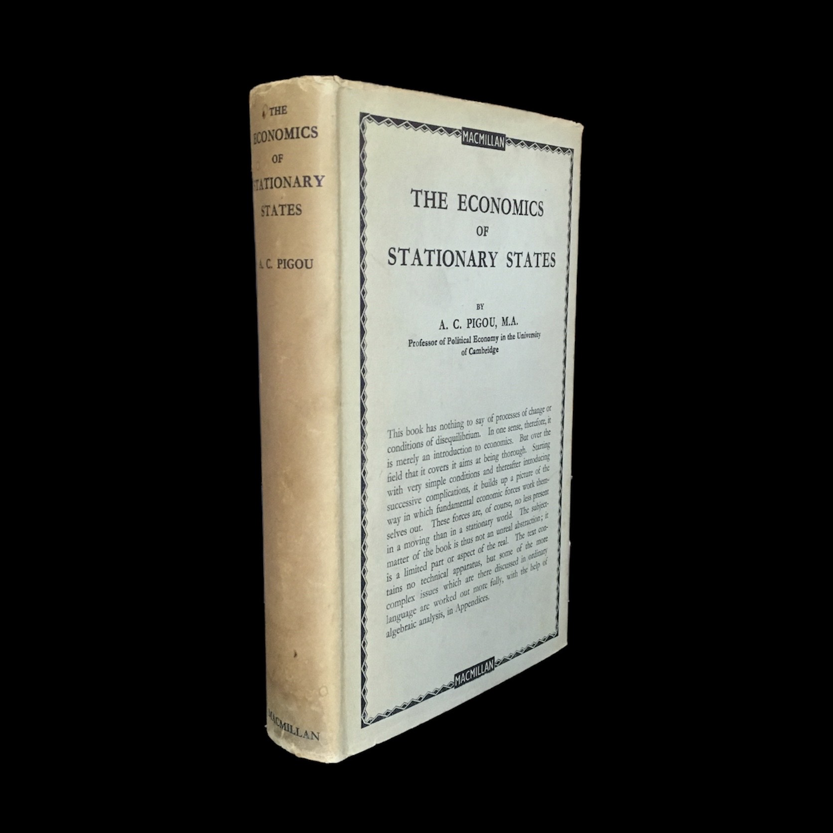 The Economics of Stationary States - Mille Septante Books